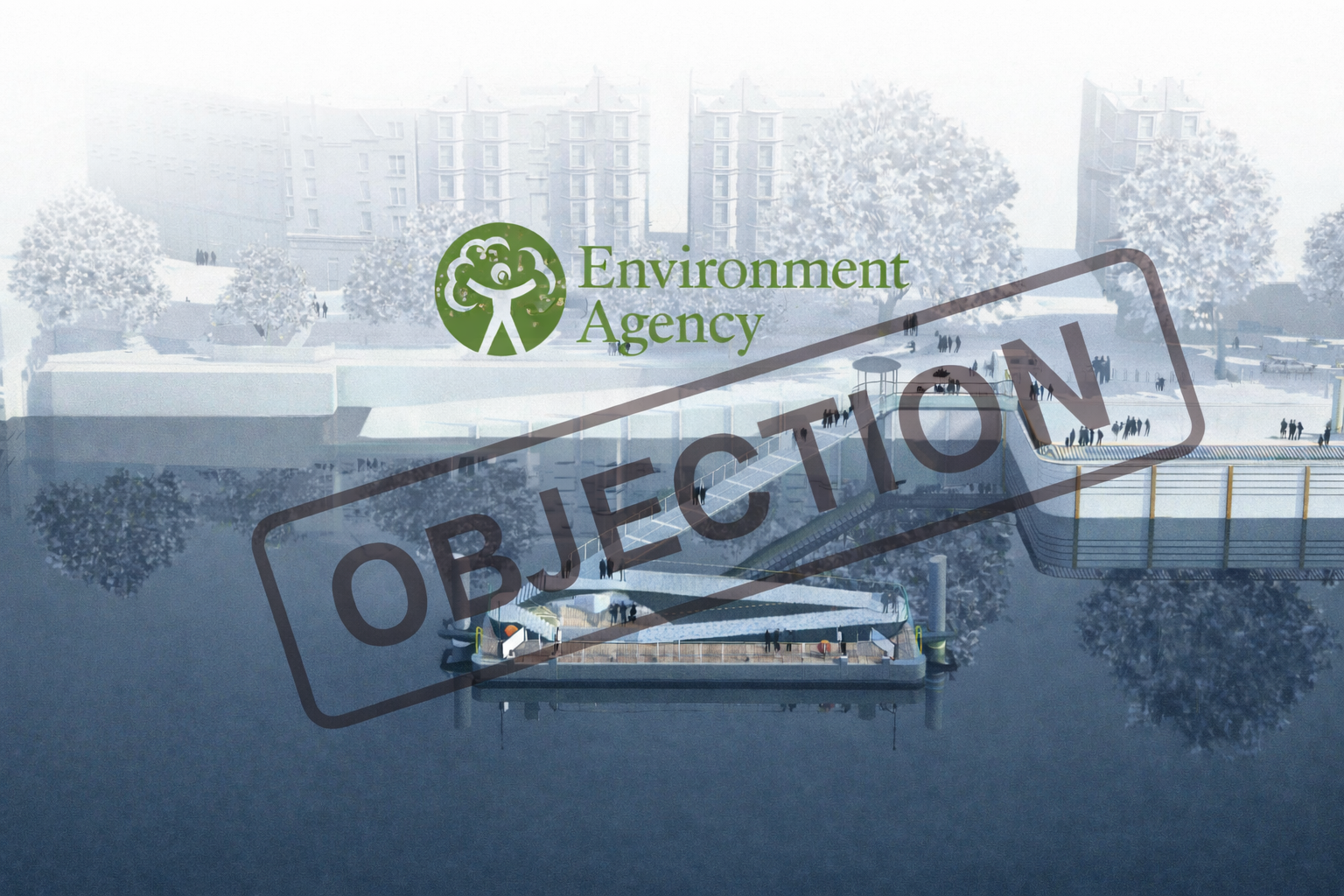 Environment Agency objects to new Putney pier over flood defence ...