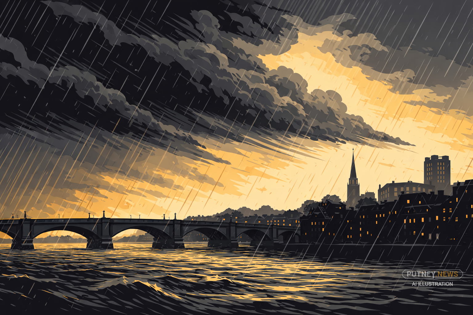 Putney weather warning: What to expect as Storm Goretti hits tonight ...